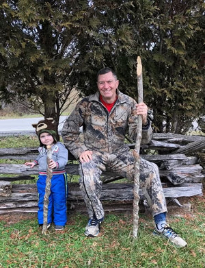 Unfinished Sticks – Kentucky Walking Stick